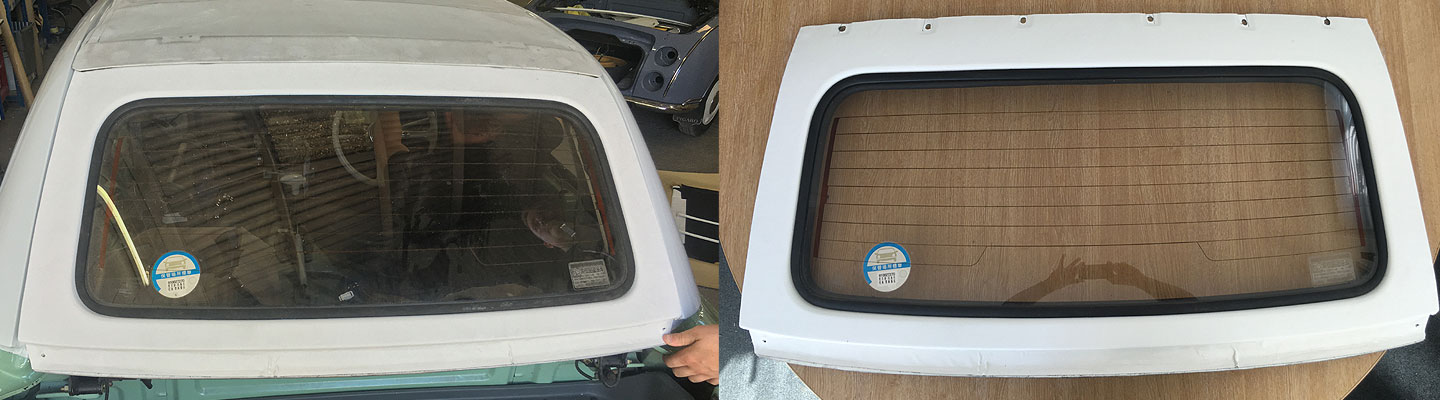 Rear Window Frame - Rear Window Frame - Figaro Owners Club