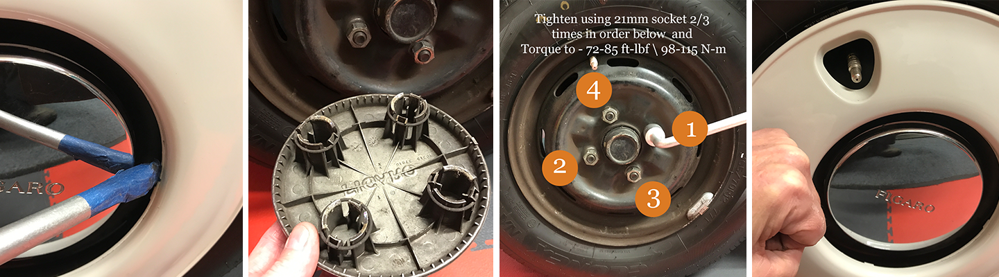 Wheel – Changing the wheel torque and order - Wheel – Changing the ...