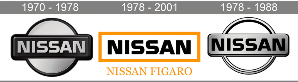 Nissan One To One Logo NISSAN LOGO DECAL / STICKER 04
