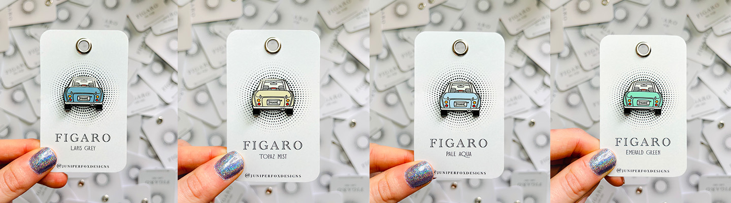 Pin Badge – Juniper Fox Designs (Figaro) - Pin Badge – Juniper Fox ...