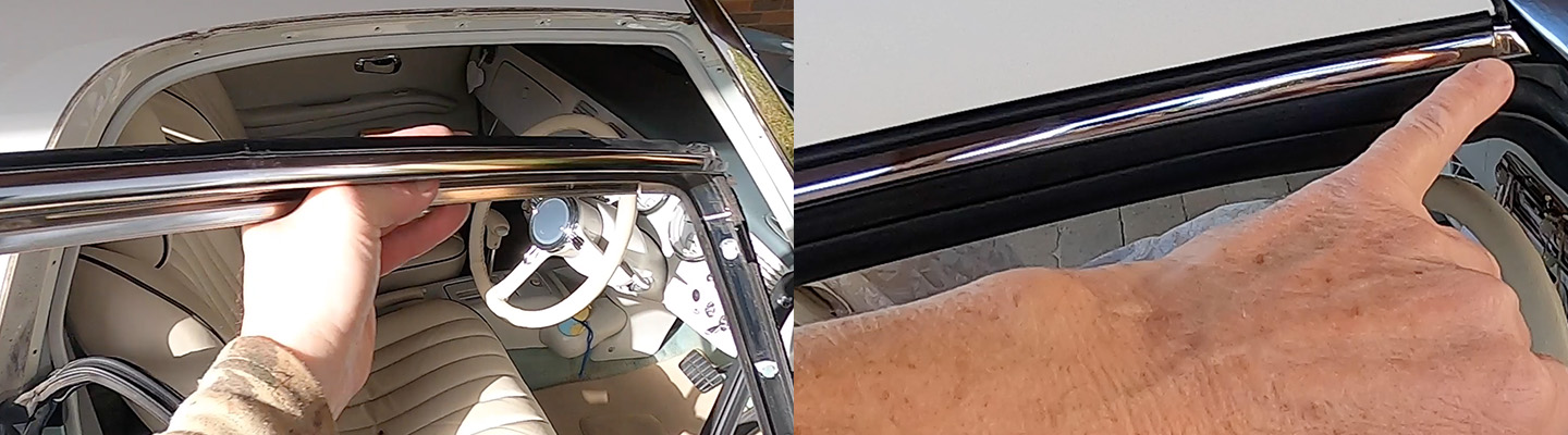 Door Chrome Window Rubber Edging Replacement Video - Door Chrome Window ...